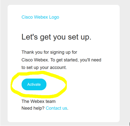 How-To Activate you WebEx License – Lexicon